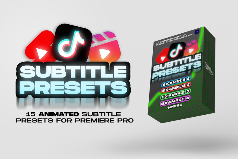 Subtitle Presets Pack for Premiere Pro – Eleven Percent