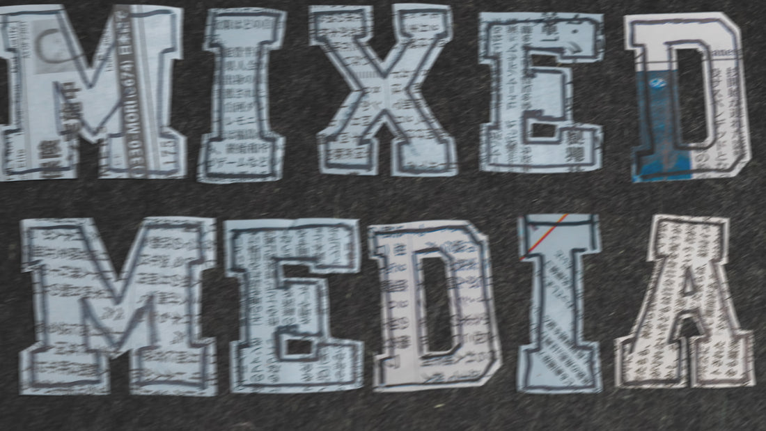 Mixed Media Newspaper Overlay Preset Pack – Eleven Percent