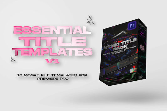 Cinematic Title Card Templates Premiere Pro and After Effects – Eleven ...